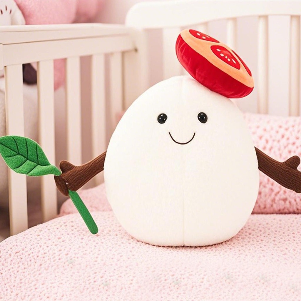 Jellycat Amuseables Mozzarella Plush Toy Cute Jellycat Cheese Toy ...
