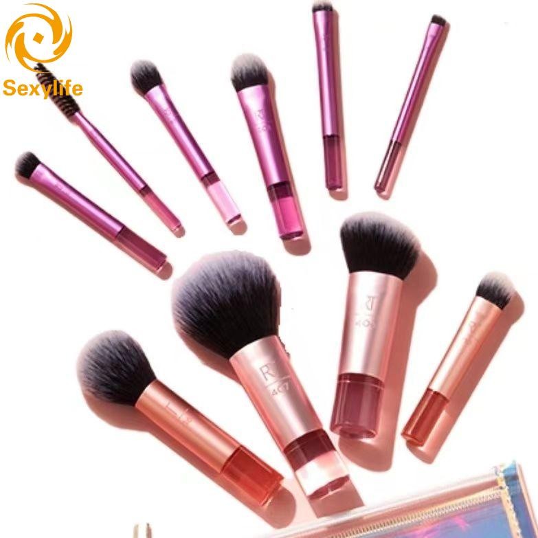 10pcs/box Travel Fantasy Makeup Brushes Set Eyeshadow Makeup Set Brush ...