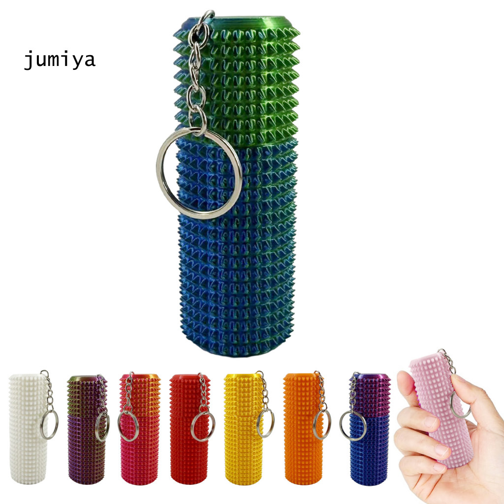 JY Mini Pain Stimming Toy Spiky Grippie Stim Fidget Toy with Keychain ...