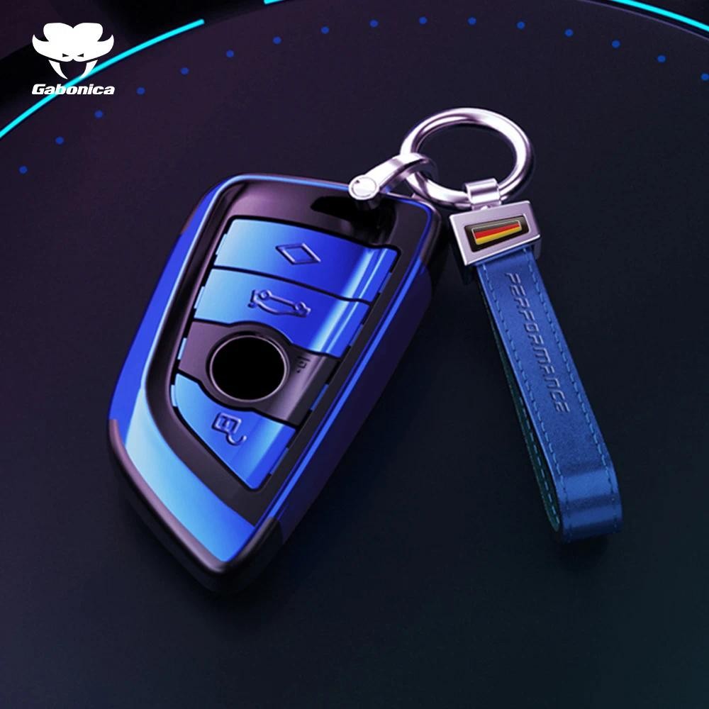 PC Electroplating Car Key Fob Cover Case Rings Shell Cover for BMW X1 ...