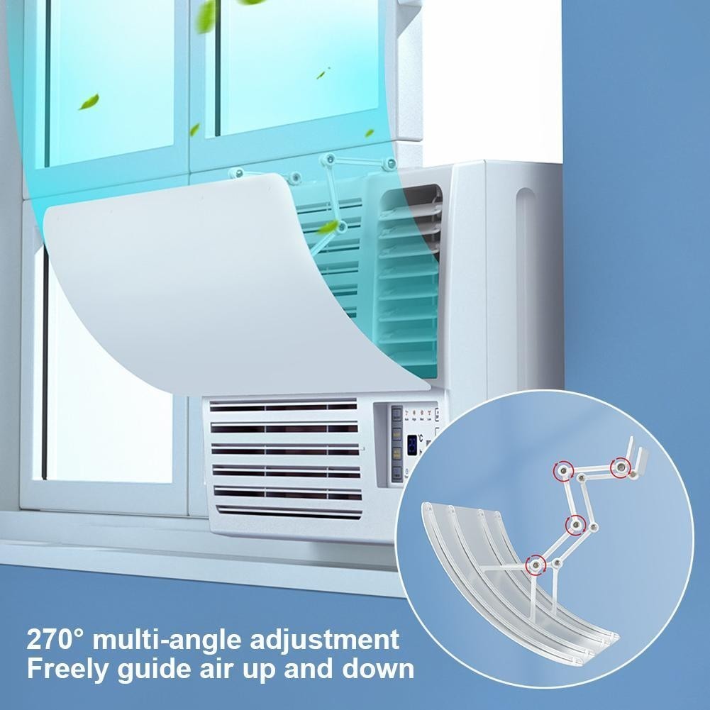 ⭐ New Arrival⭐ Window Type Chiller Windshield Wind Deflector Hood Air ...