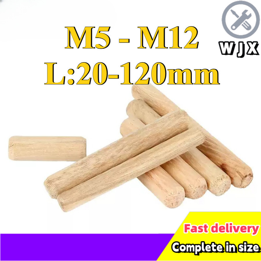 Wooden Dowel Pins Fluted Wood Dowels Rods,Hardwood Crafts Dowel Pegs ...