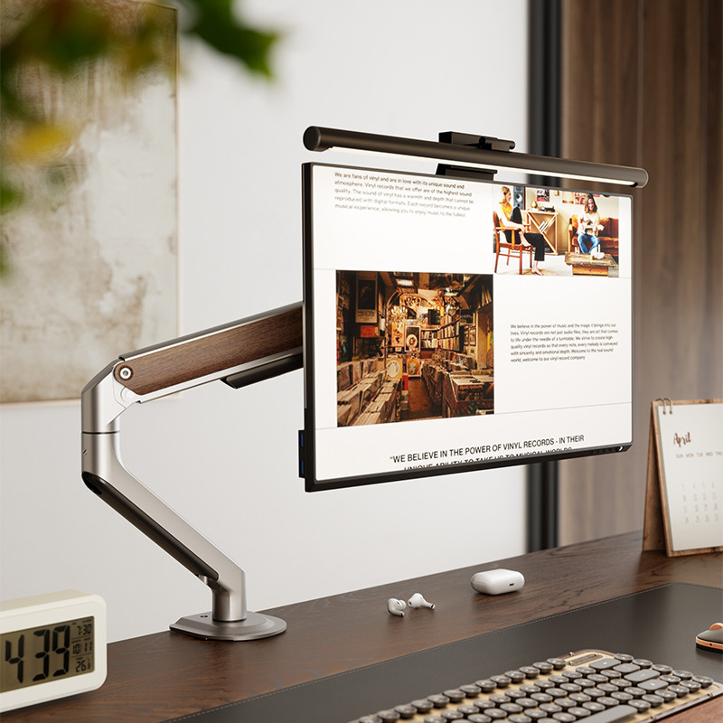 Brateck North Arc Gravity Stand Monitor Computer Stand Arm Rotating ...