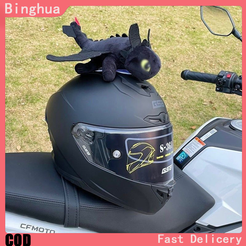 Motorcycle helmet Dragon Doll Detachable Plus Size Toothless Car ...
