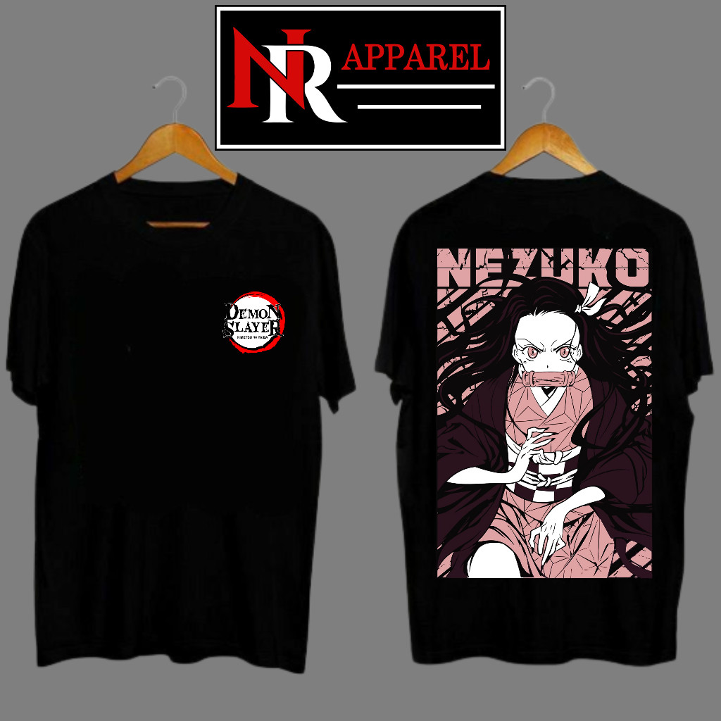 Demon slayer Nezuko Design [ Big Print ] - Oversized tshirt tops for ...