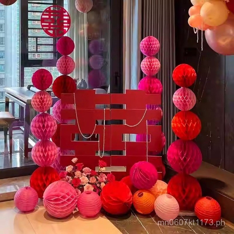 Decorative Doorway Double Happiness Sign Board 3D Floor-standing ...