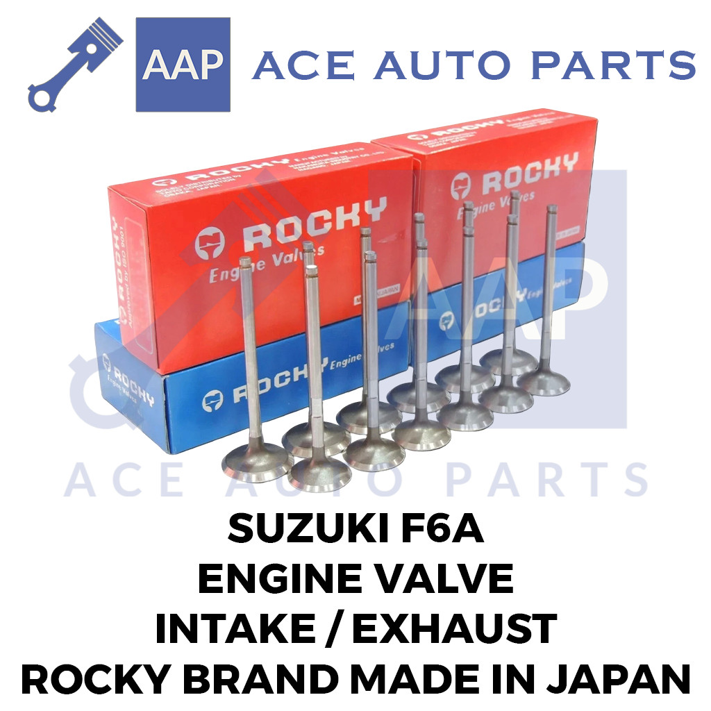 Suzuki Multicab F6A Engine Valve 12 PCS Rocky Made in Japan | Shopee ...