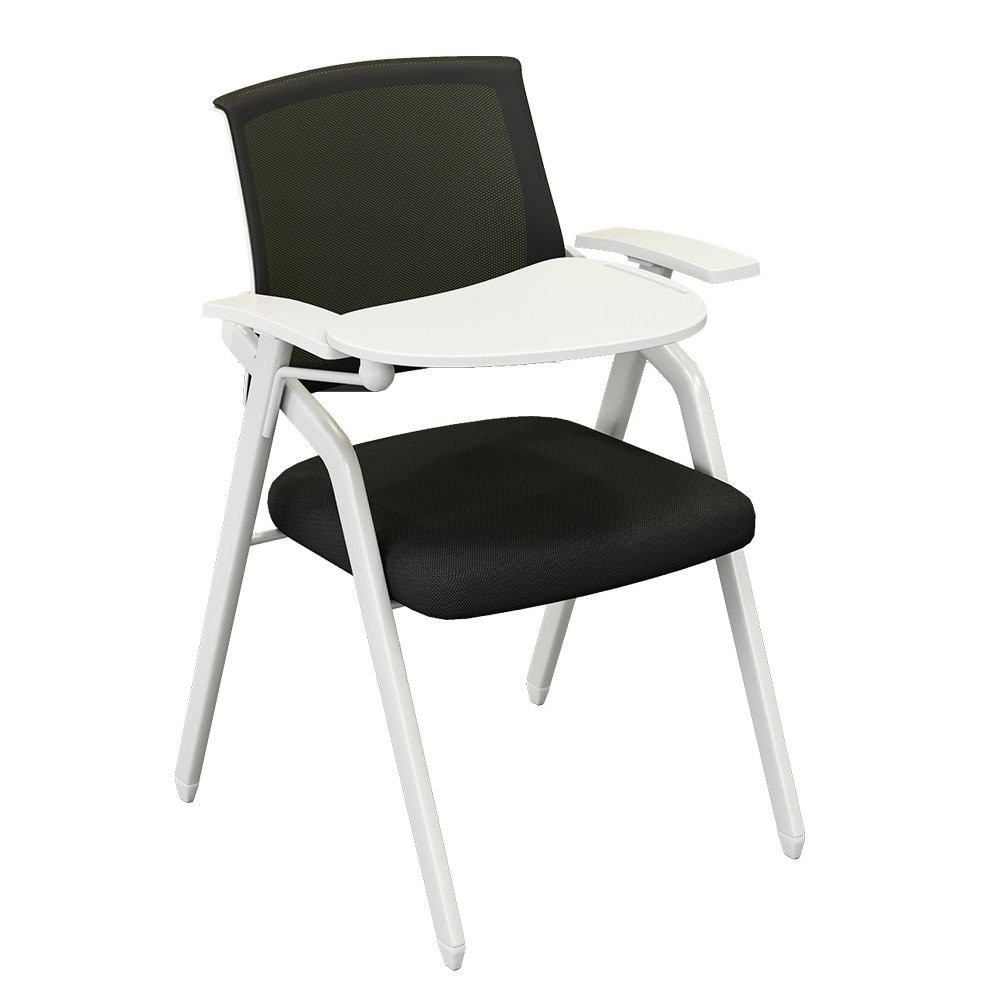 Training Chair with Table Board Foldable Conference Room Meeting Chair ...