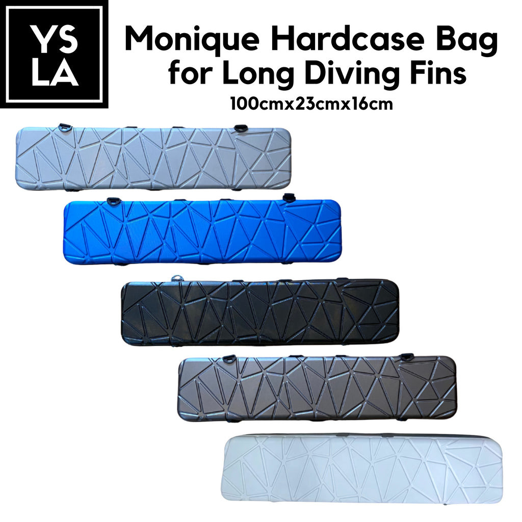 Monique Long Hard case bag Freediving Long Fin Bag Luggage | Shopee ...