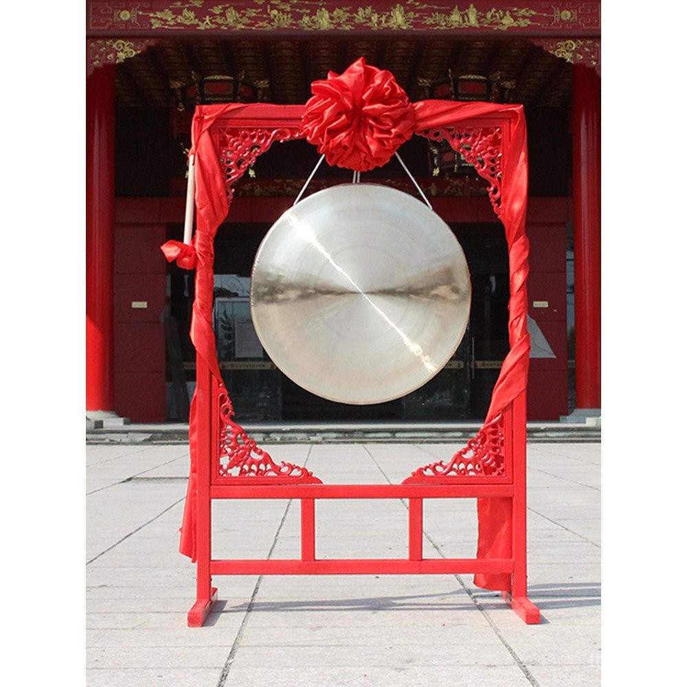 Copper Gong Instrument Stand Pure Copper Gong Stand Opening Gong Large ...