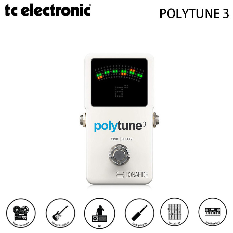 TC Electronic POLYTUNE 3 Ultra-Compact Polyphonic Tuner with Multiple ...