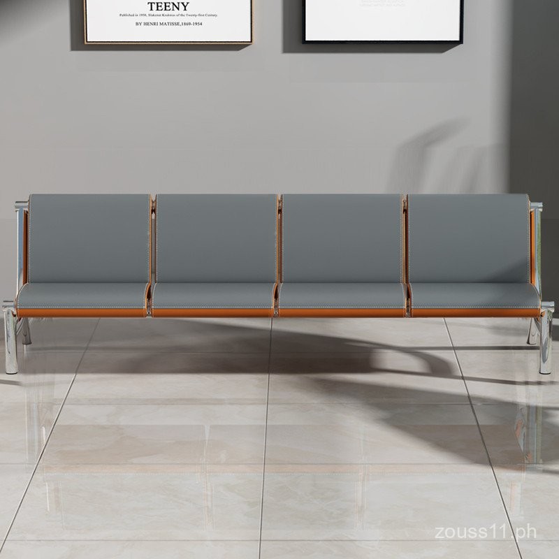 Row Chair Three-Seat Waiting Chair Four-Seat Bench Chair Double-Seat ...