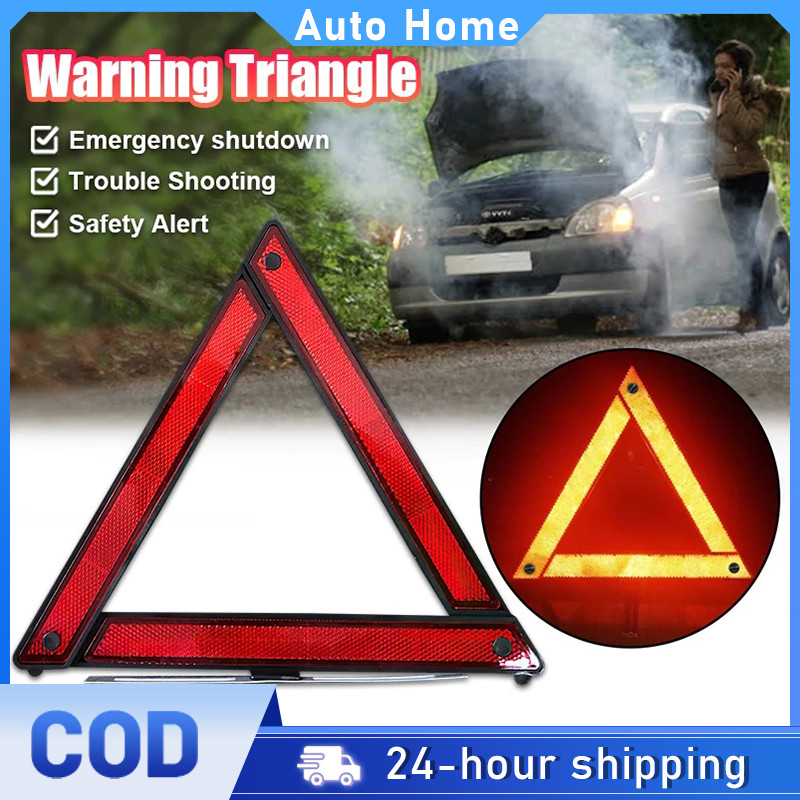 Early Warning Device Parking Tripod Warning Triangle Reflectorized ...