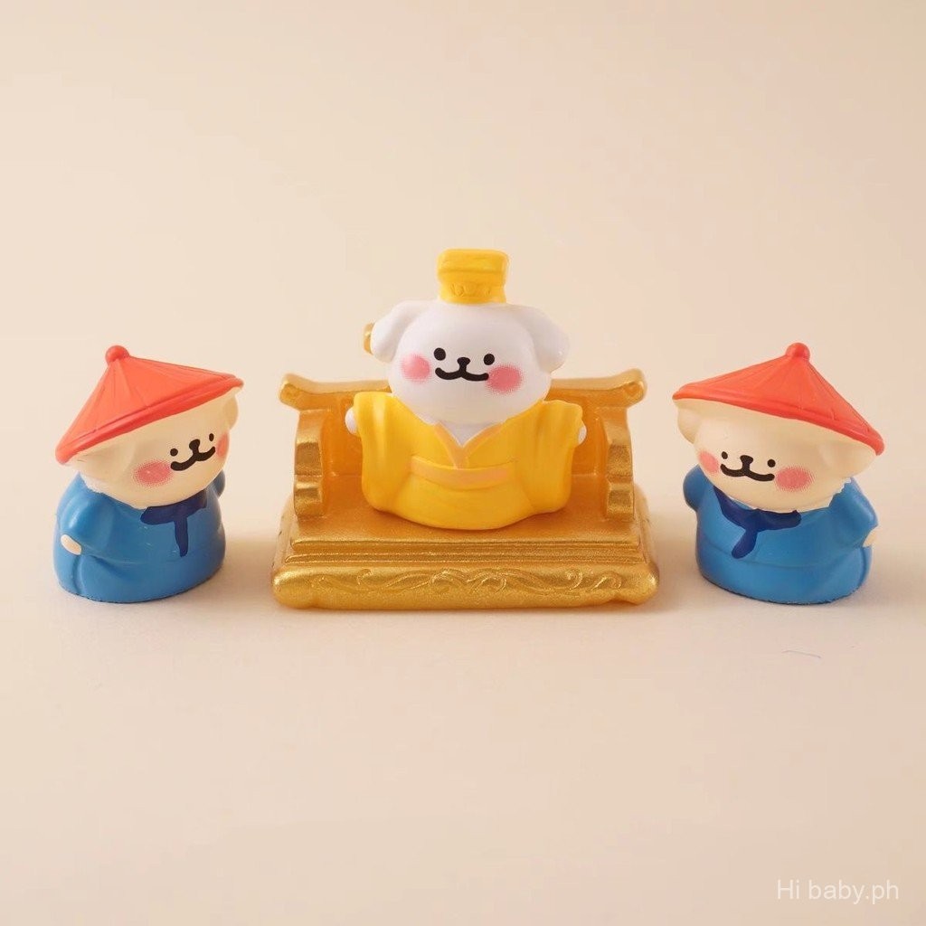 Cute Little White Dog Cartoon Emperor Puppy Moss Micro Landscape Car ...