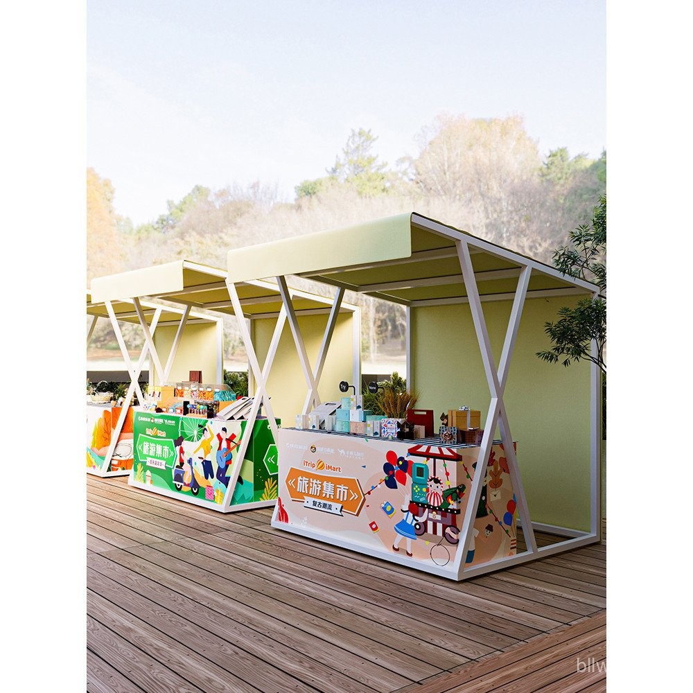 Night Market Activity Stall Table Market Canopy Movable Stall Promotion ...