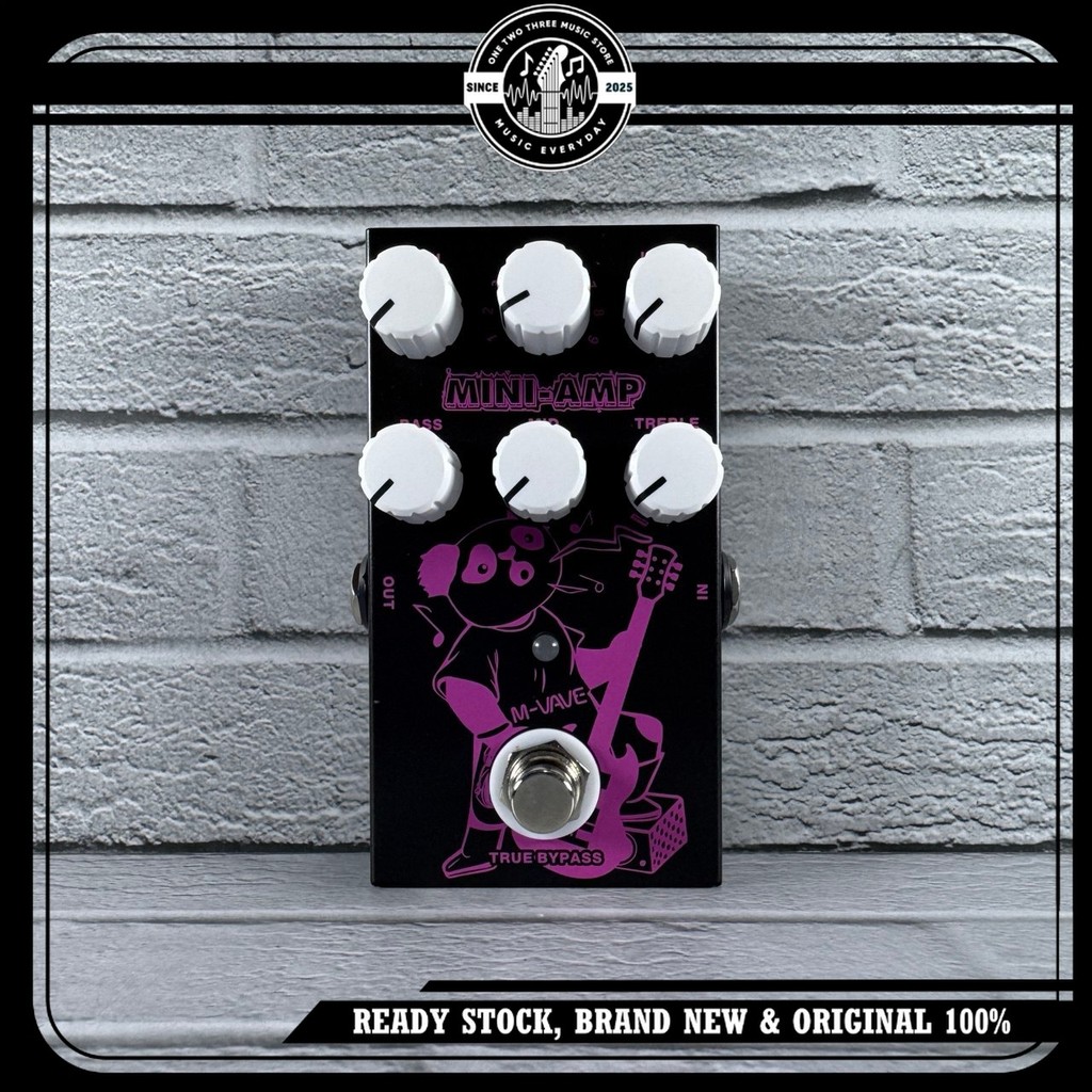 M-VAVE MINI-AMP PD33 Multi Preamp Simulation Pedal 9in1 Guitar Effects ...