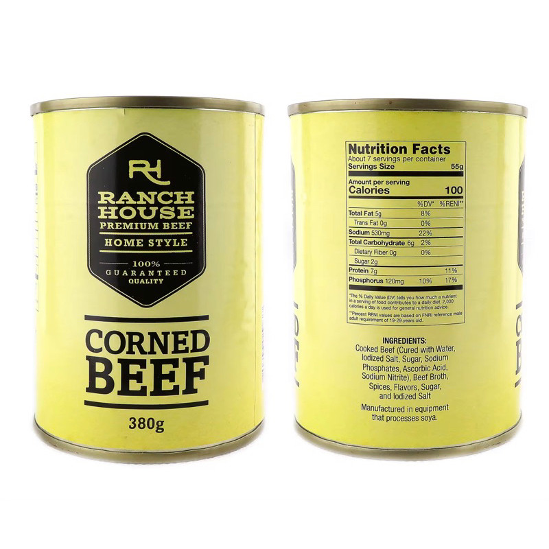Ranch House Premium Corned Beef 380g | Shopee Philippines