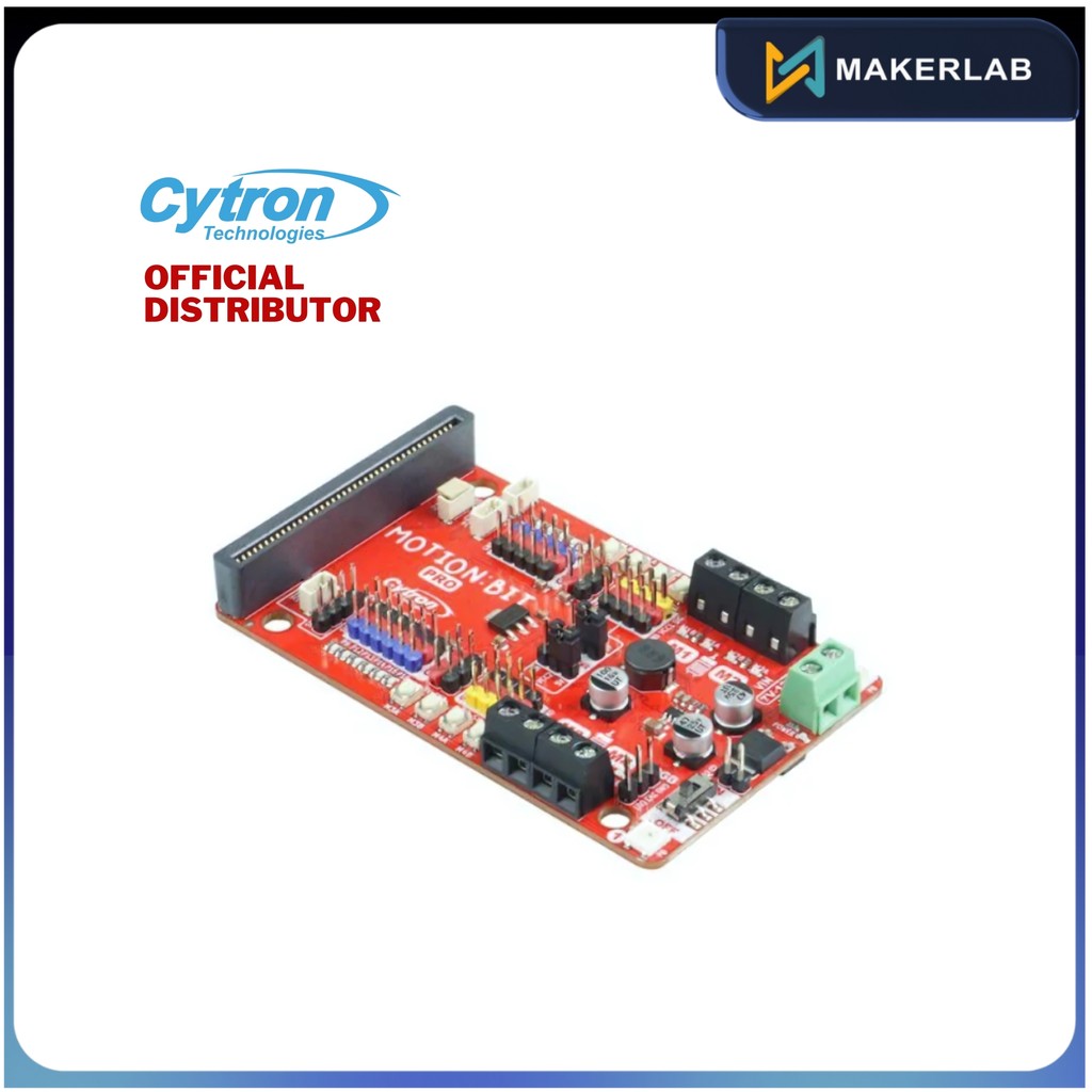 Cytron MOTION:BIT Pro - 12V Robotics Expansion Board For Micro:bit ...