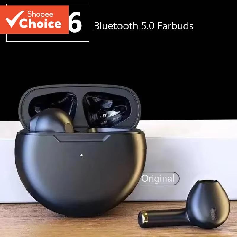 TWS Pro 6 TWS Wireless Headphones with Mic Fone Bluetooth Earphones ...
