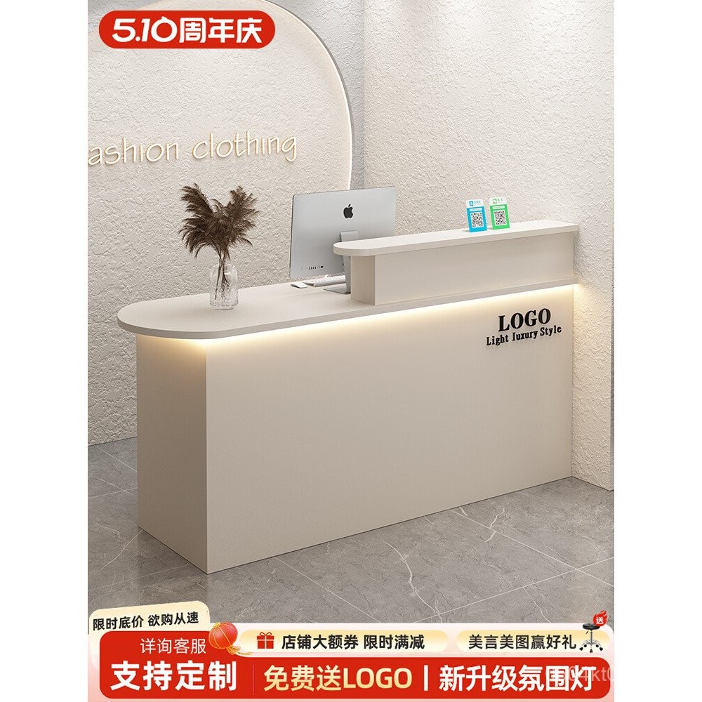 Beauty Salon Counter Front Desk Store Reception Desk Small Bar Counter ...