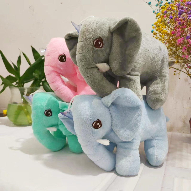 Simulation Elephant Doll Plush Toy Cute Elephant Doll Wedding Ragdoll ...