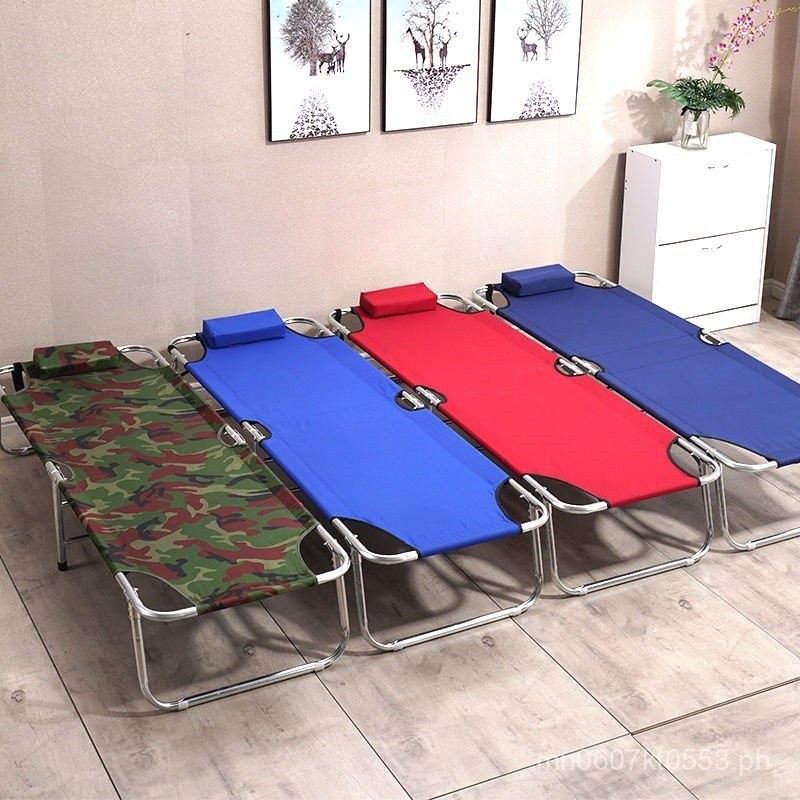 Military Cot Simple Folding Bed Outdoor Nap Portable Office Companion ...