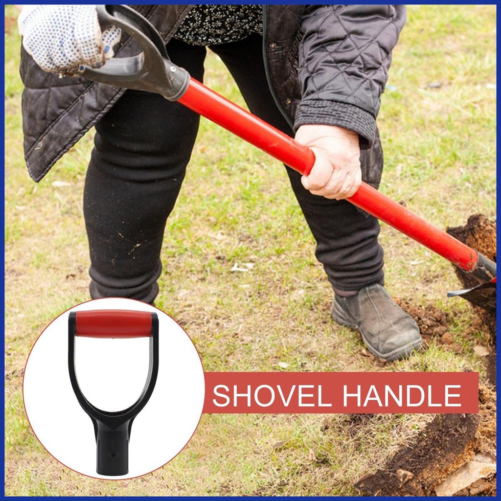 Shovel Handle Grip Ergonomic Reach Right Handle Gardening Spades Supplies for Farm Men Women ...