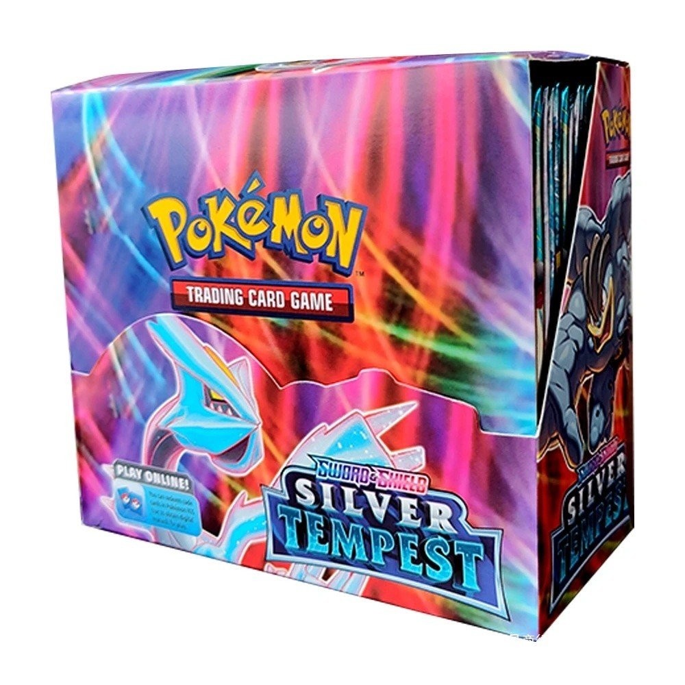 Pokémon Blind Box PTCG Pokemon Card Holder Silver Small Drawer Tempest ...