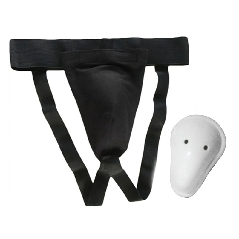 【Apex】 2pcs/Set Men Abdominal And Groin Protector Guard For Karate MMA ...