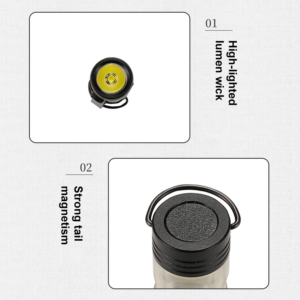 [mmisen.ph] LED Portable Camping Flashlight with Magnetic Hook Pocket ...