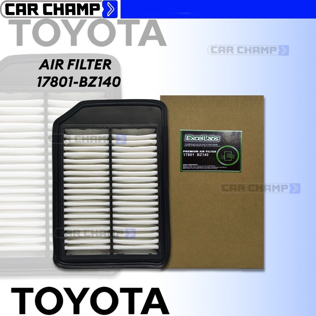 AIR FILTER for Toyota Wigo Gen2 2017 to 2021 ( 17801-BZ140 ) 4x4b ...