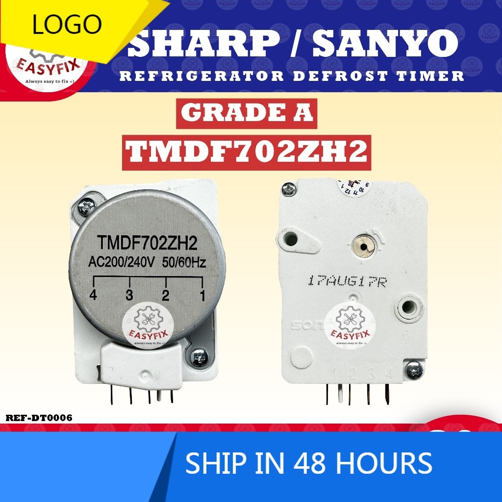 (GRADE A) TMDF702ZH2 SHARP / SANYO REFRIGERATOR DEFROST TIMER REFRIGERATOR TIMER FREEZER TIMER ...