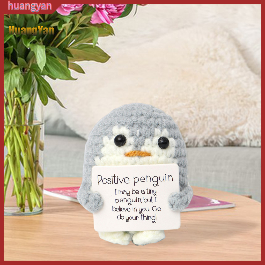 huangyan| Knitted Doll Positivity Animal Doll Handmade Crochet ...