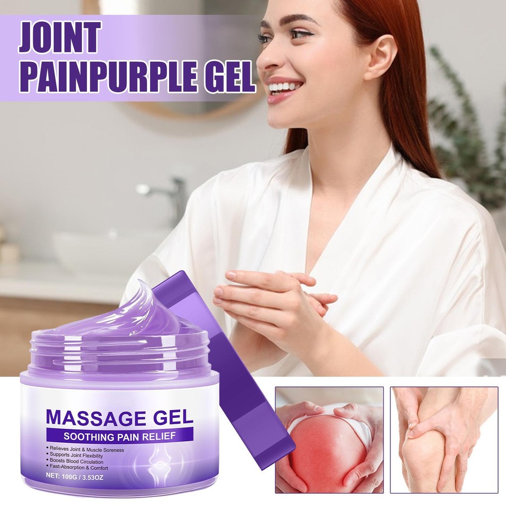 Joint Gel 100g Joint Massage Gel Muscle Strain Knee And Back Discomfort ...