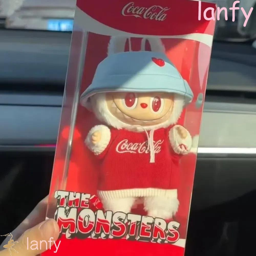 LANFY Labubu Coca-Cola Series Plush Doll, Cartoon Pop Mart Keychain Toy ...