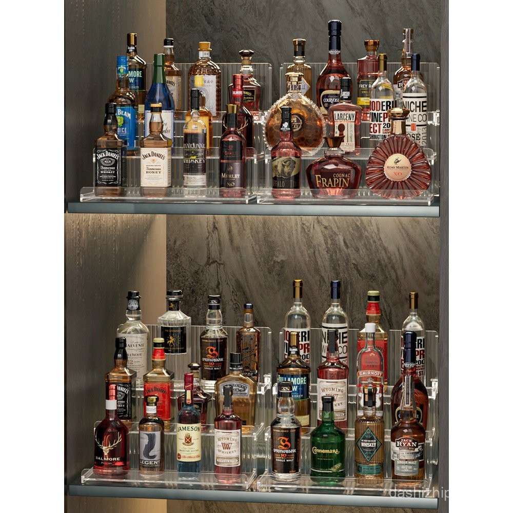 Wine Rack Display Stand Ladder Wine Cabinet Multi-layer Storage Rack ...