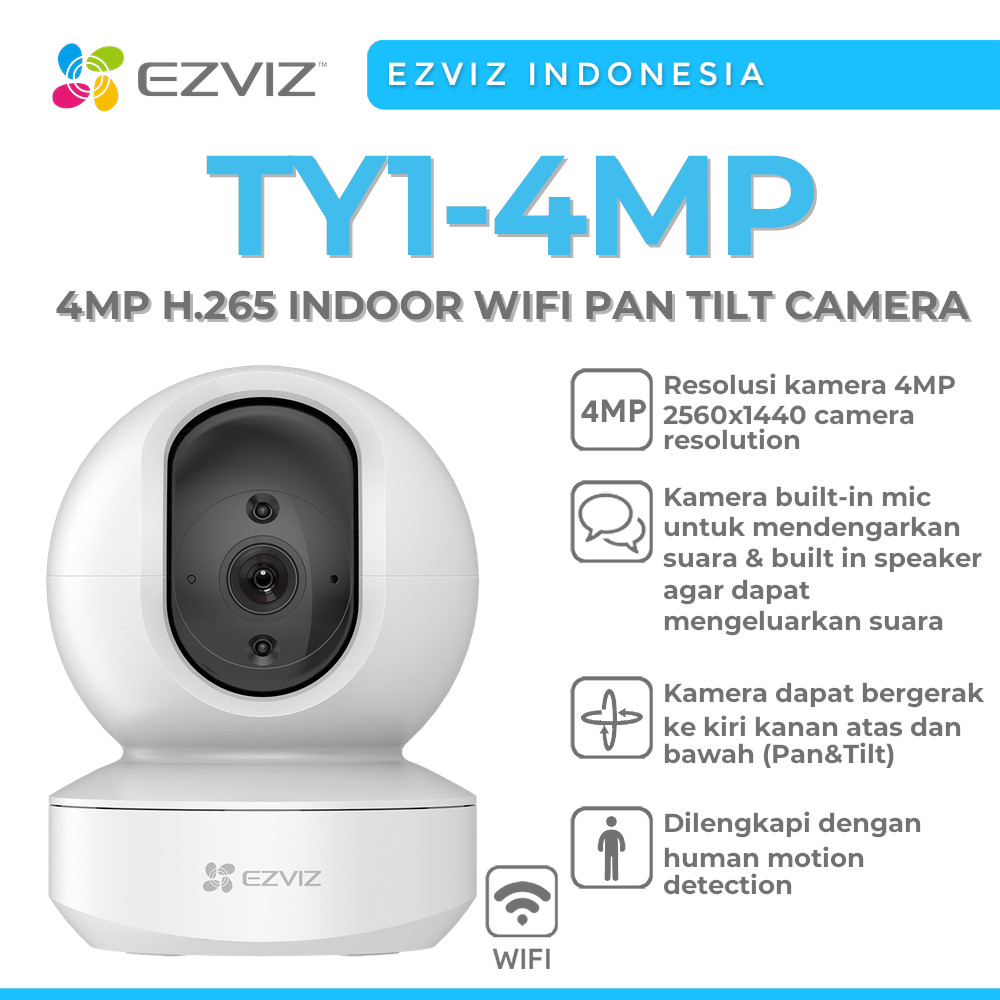 Ezviz TY1 Pro 4MP Smart IP Camera Indoor CCTV | Shopee Philippines