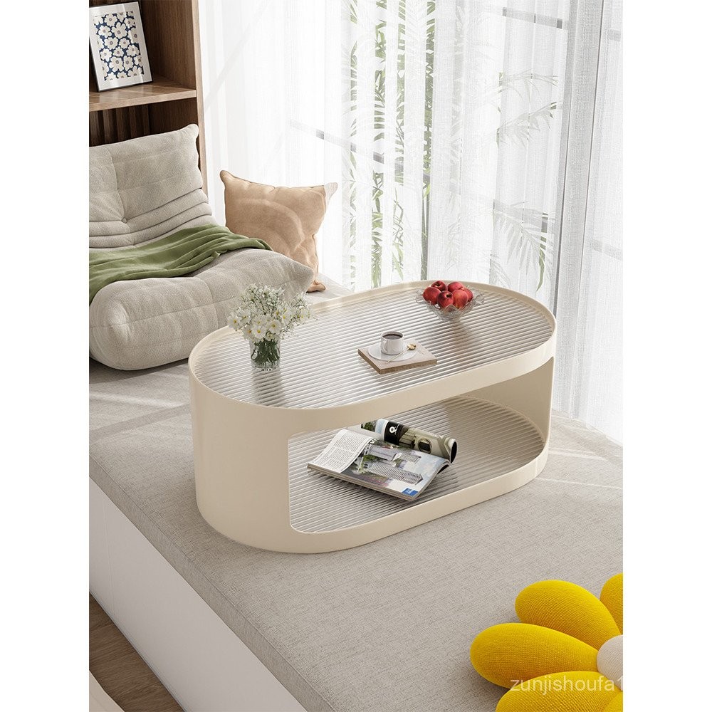 Nordic Minimalist Bay Window Glass Small Table Home Bedroom Creative ...