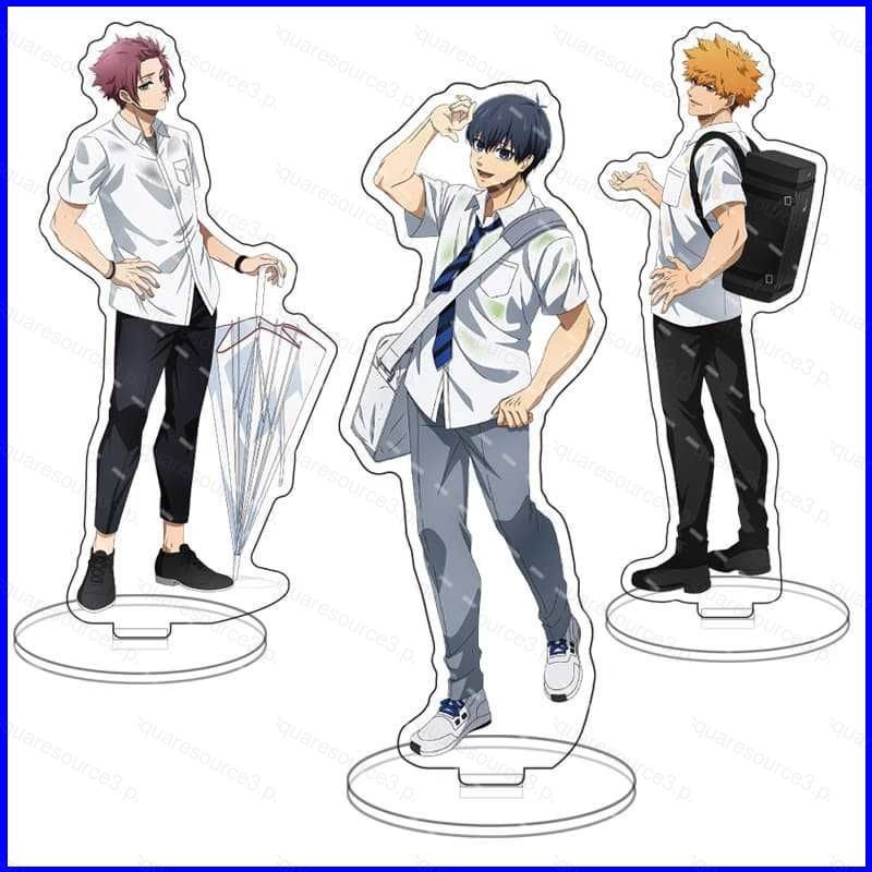 SQ3 BLUE LOCK Acrylic Plate Holder Rensuke Kunigami Stand Plates ...