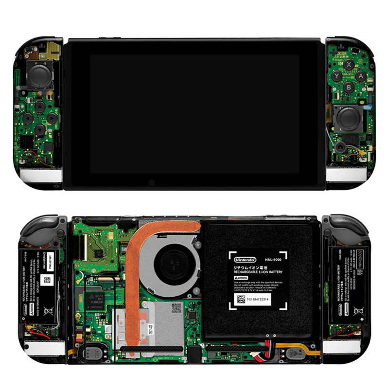 Teardown Decal Skin for Nintendo Switch 2, OLED, Full Set Protective ...