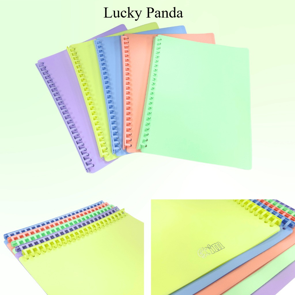 KST KIM long and short clearbook in macaron colors for school office A4 ...