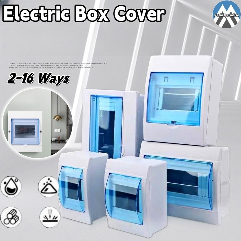 2-16 Ways Electric Box Cover Breaker Enclosure Current Distribution Box ...