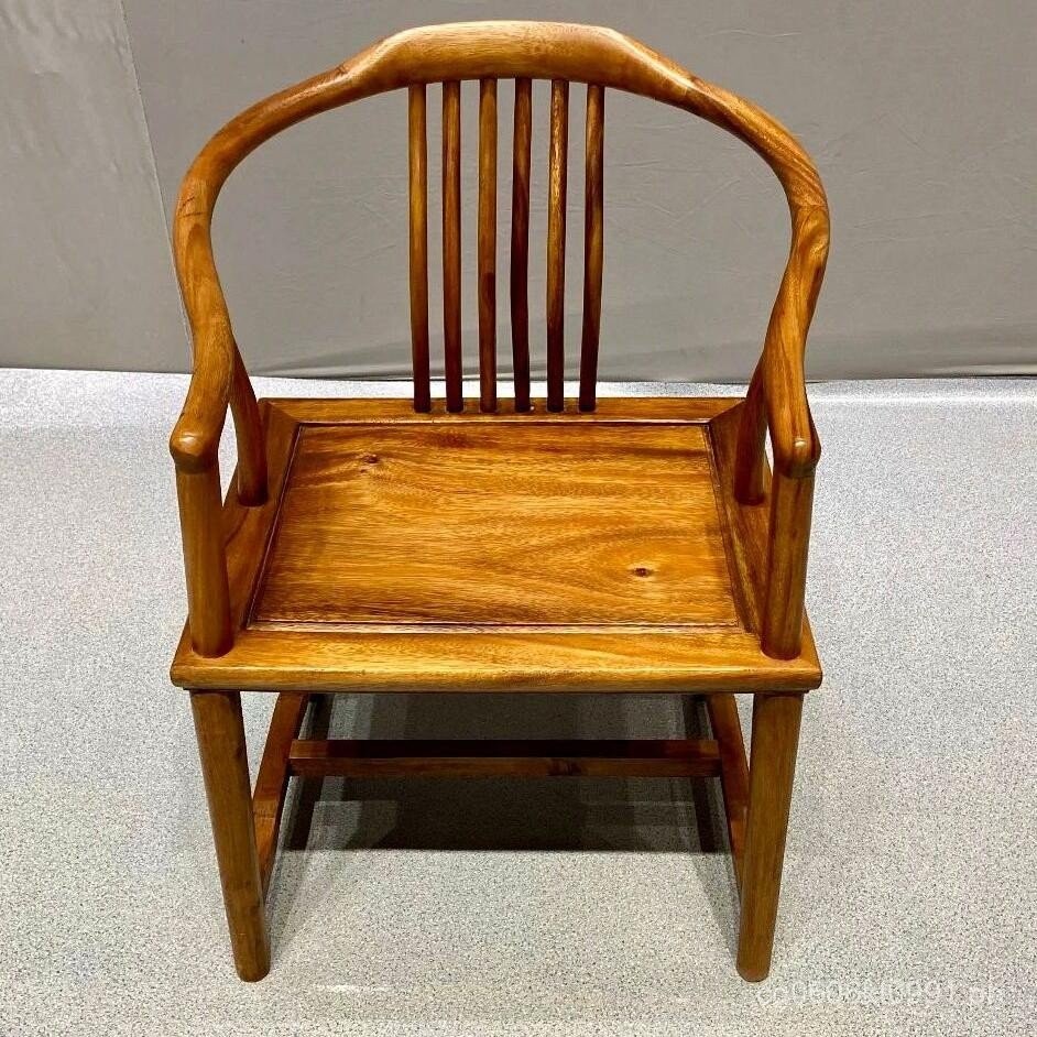Solid Wood Chinese Style Official Hat Chair Grand Master's Chair Circle ...