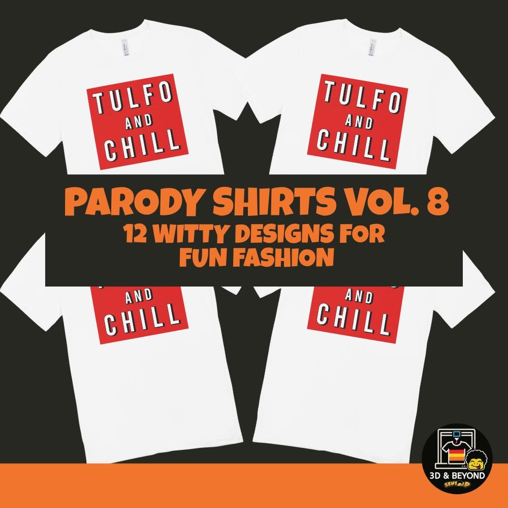 3D & Beyond | Parody Design White Dri-Fit Tshirt | Version 8 | 12 Witty ...
