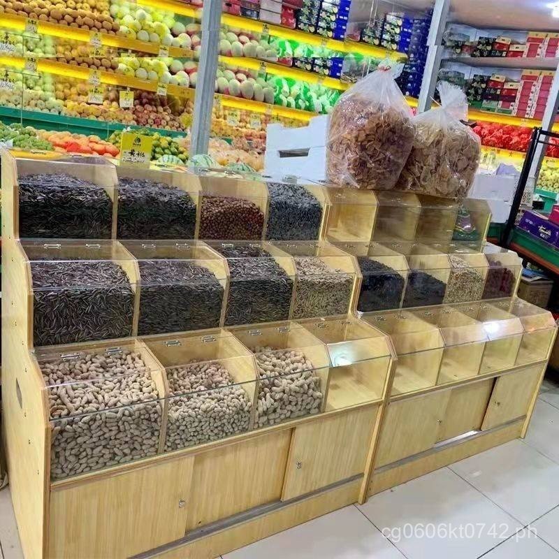 Grain Display Cabinet Five Grains Bulk Supermarket Wholesale Bulk ...