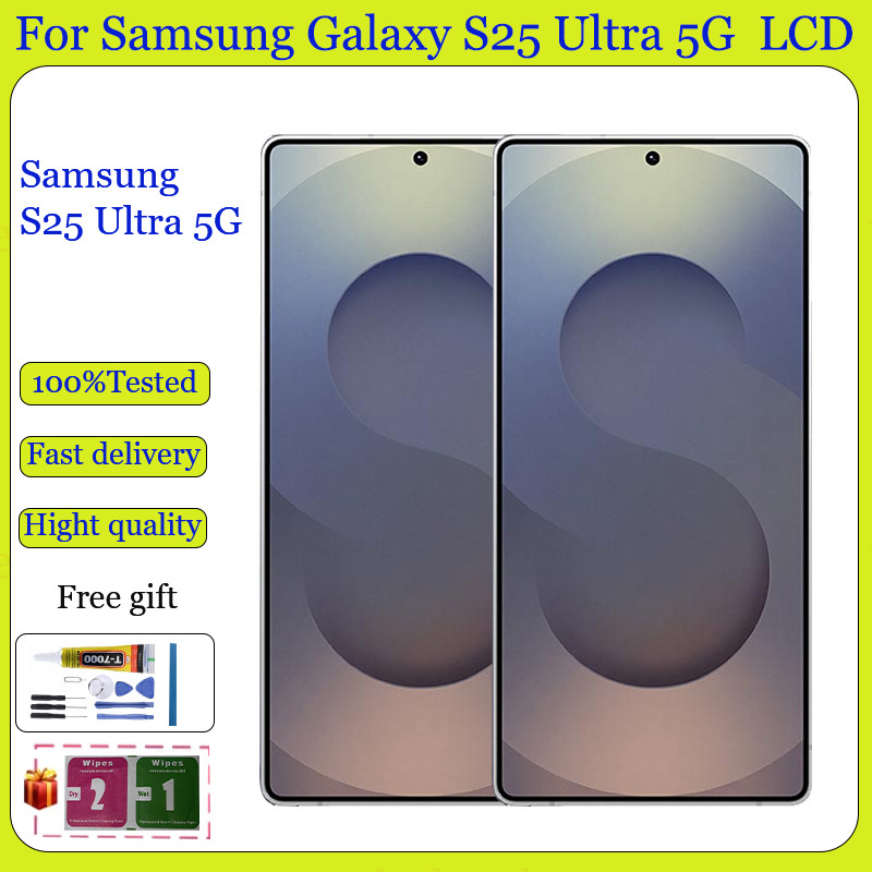 Original AMOLED Samsung Galaxy S25 Ultra 5G LCD Display Touch Screen ...