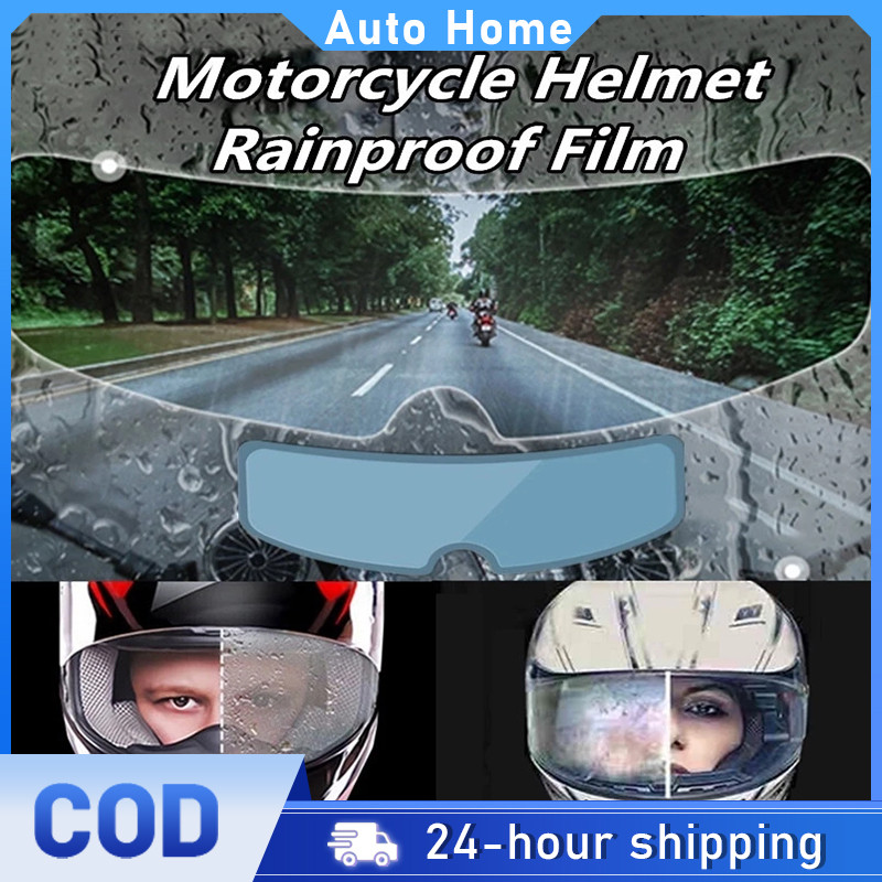 AUTO Waterproof Motorcycle Helmet Films Visor Helmet Sun Visor Pads ...