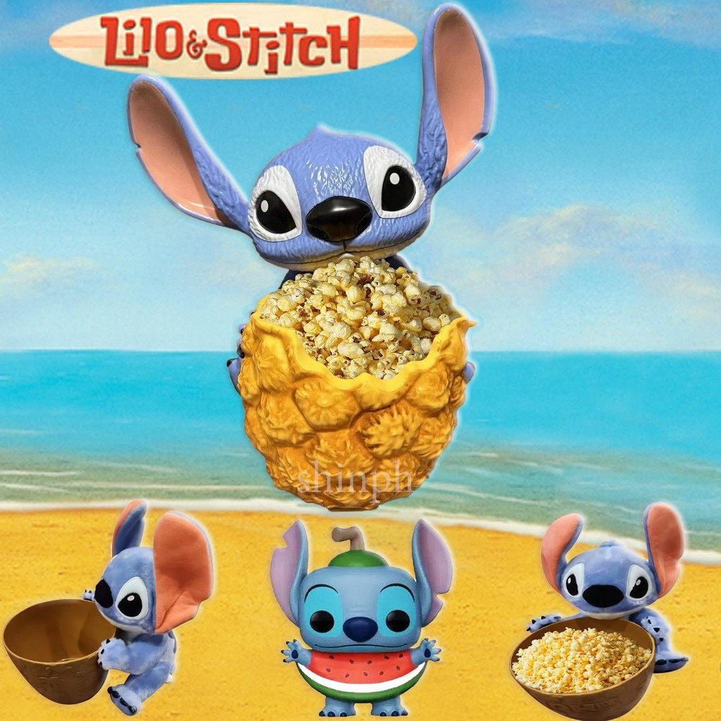 Star Trek & Stitch Movie Pineapple Popcorn Bucket Baby Stitch Lilo ...