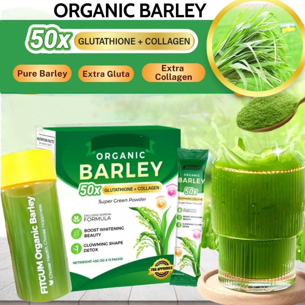 Organic Barley Gluta Collagen Beauty Drink Slim Body 100% Organic and ...