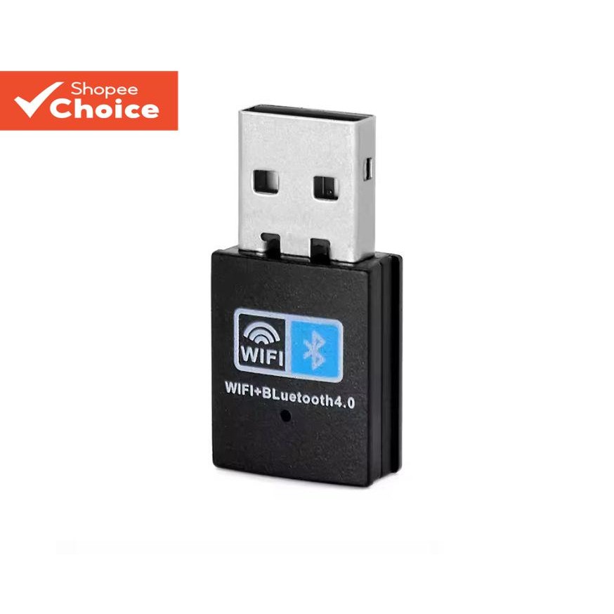 150Mbps BT4.0 Mini USB 2.4G Wireless WiFi Dongle for Desktop Computer ...